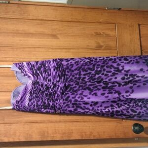 Tony Bowls | Dresses | Purple Leopard Print Prom Dress | Poshmark
